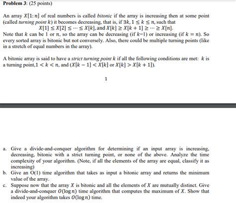 Solved Problem Points An Array X N Of Real Chegg