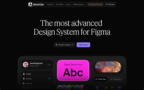 Atomize Design System Create Modern And Appealing User Interfaces And