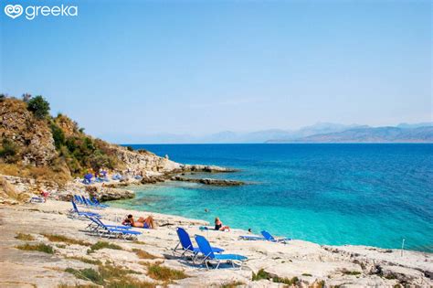 Corfu Kanoni Kassiopi Beach Photos Map Greeka