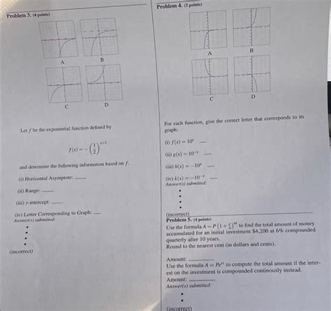 Solved Problem 1 4 Points Problem 2 3 Points Match The