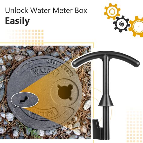 Feekoon 1 Pack 5 5 Water Meter Box Key Compatible