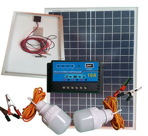 Zestaw solarny Panel słoneczny 40W Regulator Led FZE40 12 1 ESP 40W