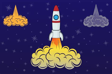 Rocket Vector Graphic By Stoart · Creative Fabrica