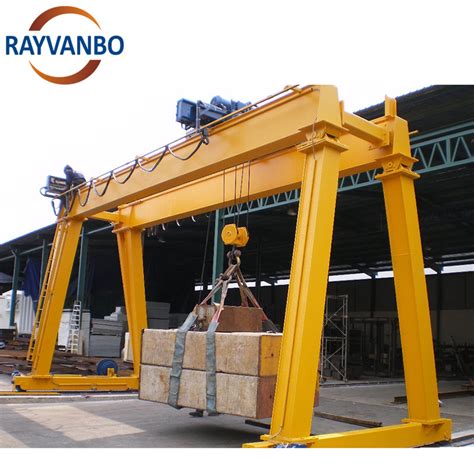 High Power Stable Single Girder Double Girder Gantry Crane 10t 15t 20