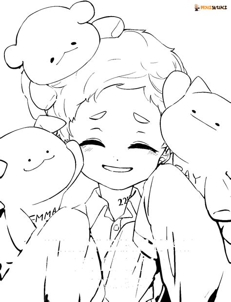 Desenhos De The Promised Neverland Para Colorir
