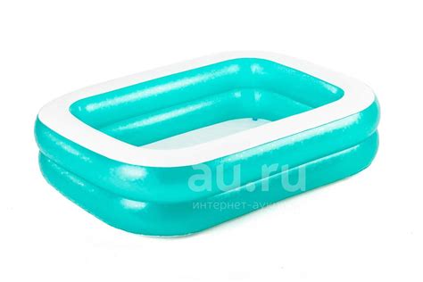 Бассейн Bestway надувной Blue Rectangular семейный 200х146х48см 450л ...