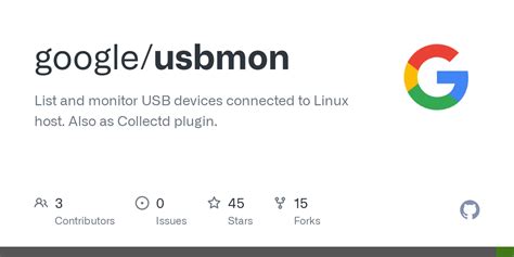 GitHub Google Usbmon List And Monitor USB Devices Connected To Linux