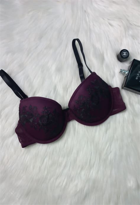 Infinity Lace Trim Full Cup Push Up Bra