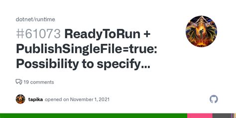Readytorun Publishsinglefiletrue Possibility To Specify Compression Codec And Compression