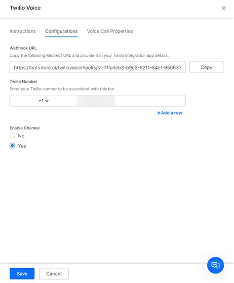 Twilio Voice Kore Ai Docs