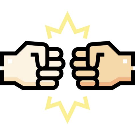 Conflict Detailed Straight Lineal Color Icon