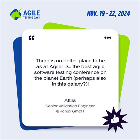 agile testing days nov 19 22 2024 on linkedin agiletd