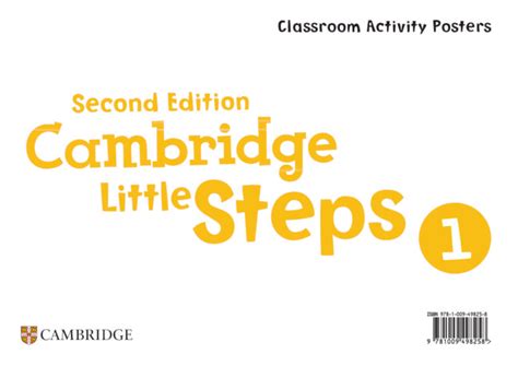 Cambridge Little Steps Level 1 Classroom Activity Posters 2nd Edition Cambridge University