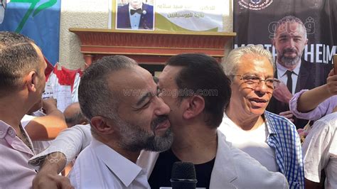 قبلات وأحضان بين مصطفى حلمي ومصطفى كامل خلال انتخابات الموسيقيين فيديو