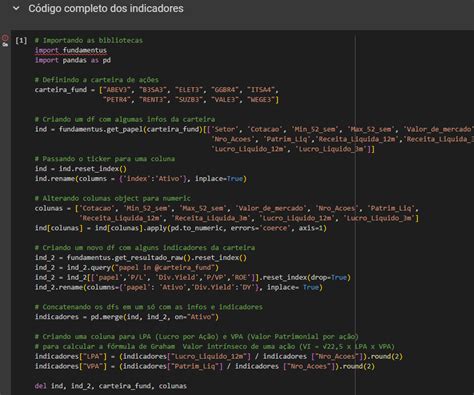 Erro código Python e Power BI analisando dados do mercado financeiro