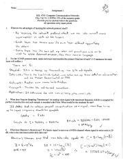 Hw Sol Name Assignment EEL Computer Communication Networks Due Oct