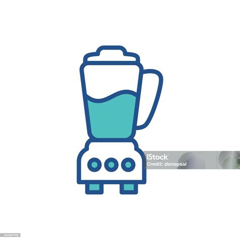 Blender 圖示收藏 時尚風格向量圖形及更多一個物體圖片 一個物體 健康的生活方式 冰凍飲料 Istock