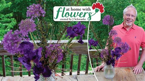 Allium And Bearded Iris Arrangement Season 4 Ahwf J Schwankes Life