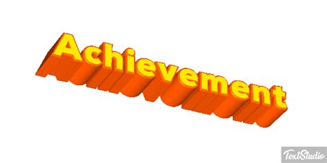 Achievement Word Animated  Logo Designs