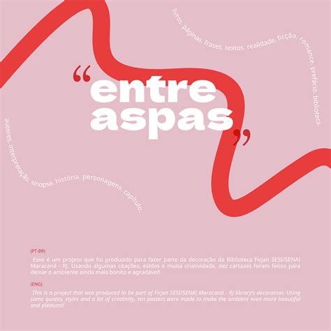 Projeto Entre Aspas Poster Design On Behance