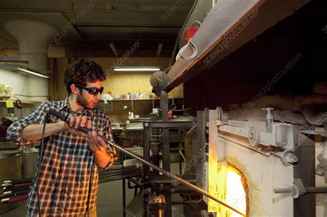 Glass Blowing Stock Image C0234773 Science Photo Library
