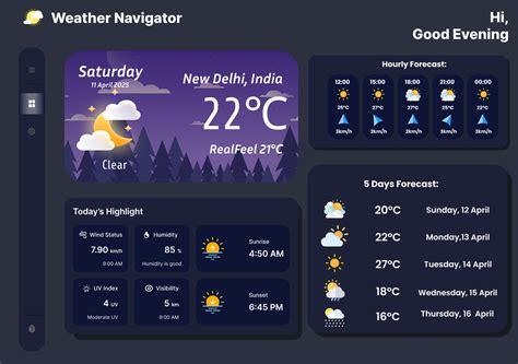 Weather Navigator Figma