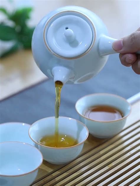 德化 찻잔 찻주전자 차트레이 고급 6인 전통 다기 다도 백자 선물 세트 Youtube