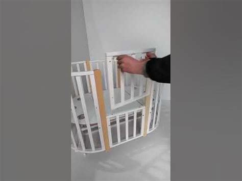 кроватка со съёмной стенкой Сильвия - YouTube
