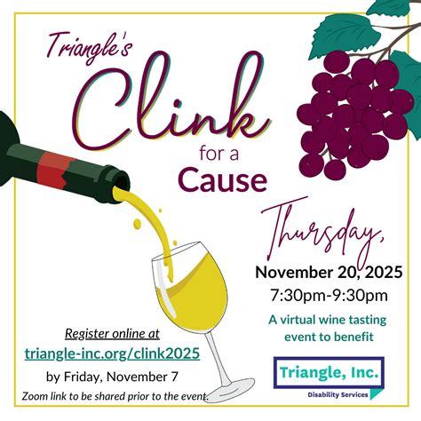 Clink For A Cause Triangle Inc