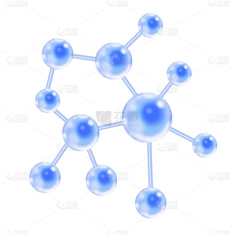 手绘 基因序列医疗元素贴纸2素材 花瓣网