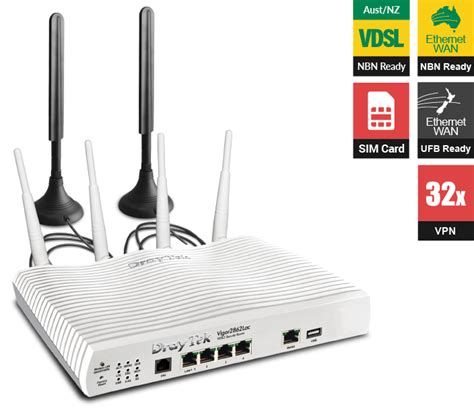 Draytek 4g Lte Nbn Ready Vpn Routers For Smb I Lan Technology