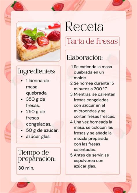 Plantillas De Recetas Gratis Y Personalizables Canva