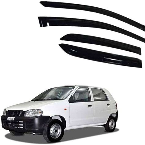 High Quality Alto Door Visor Rain Visor Black Smoke Color