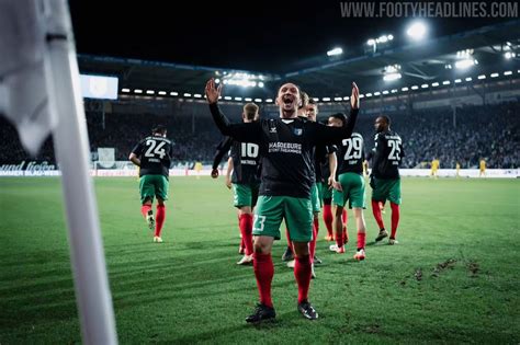 1 Fc Magdeburg Wears Special Black Memorial Kit Against Braunschweig