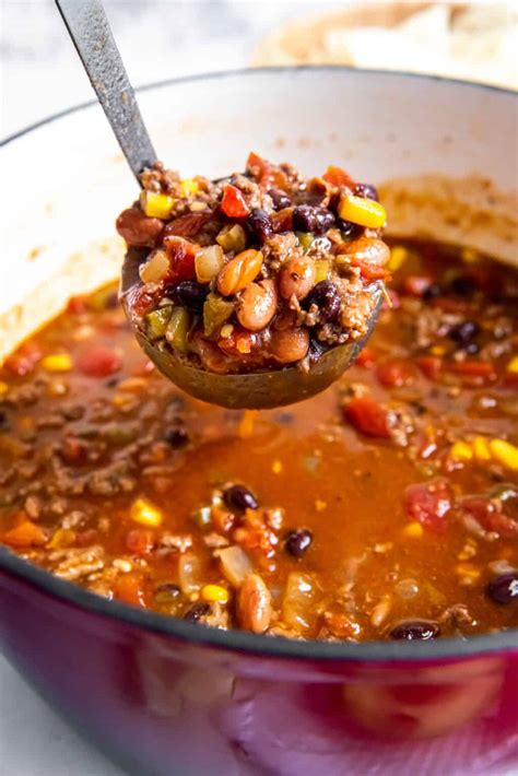 Stovetop Taco Soup Valeries Kitchen