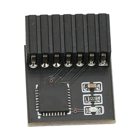 Tpm Chip Efficient Black Tpm 20 Module 14 Pin For Pc Motherboard