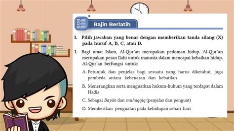 Kunci Jawaban PAI Kelas 7 Kurikulum Merdeka Halaman 20 Bab 1 Apa
