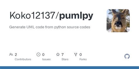 GitHub Koko12137 Pumlpy Generate UML Code From Python Source Codes