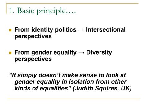 Ppt Intersectionality Different Inequalities And Overlapping