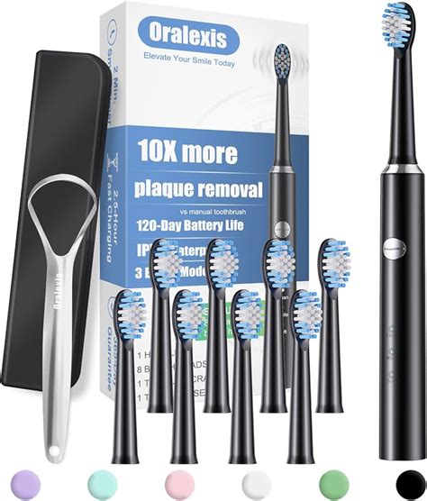 Electric Toothbrush With Tongue Cleaner Supermouth Ultim8 Smartbrush