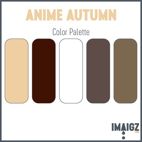 Anime Autumn Palette By Imaigz On Deviantart