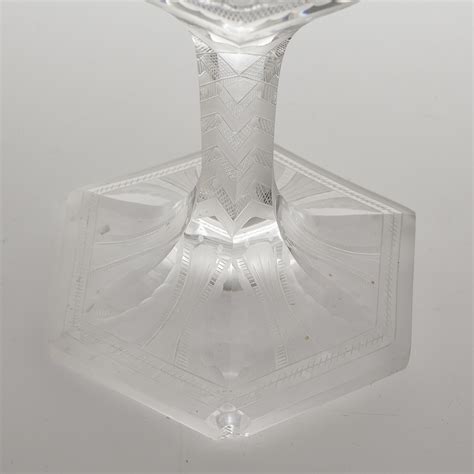 Vas Glas Sex Gracer Simon Gate Orrefors 1900 Talets Andra Kvartal Bukowskis