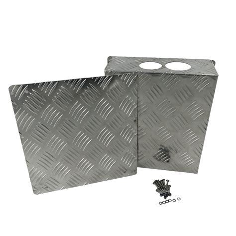 Aufocus 5l Silver Checker Plate Cover Rv Appliances