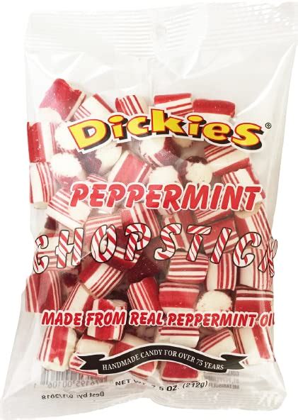 Dickies Peppermint Chopstick Candy Mints 12 7oz Packages