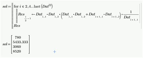 solved operación de matriz ptc community