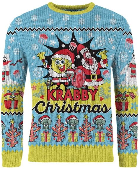 Buy Your Spongebob Squarepants Christmas Sweater Free Shipping