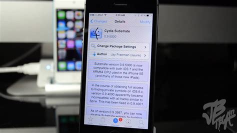 Mobile Substrate Cydia Substrate Updated For Iphone 5s Ipad Air