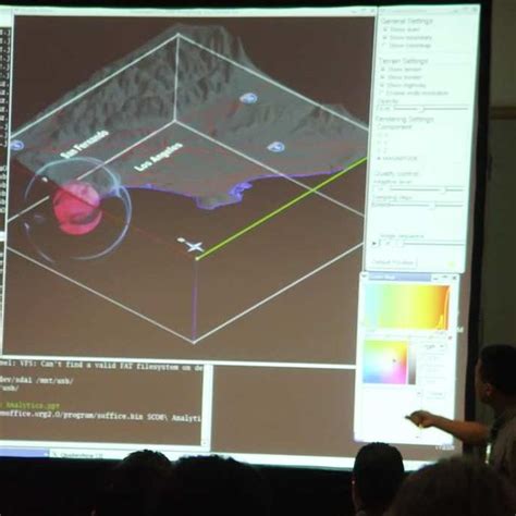 A Live Demonstration Of Remote In Situ Visualization Of A Terascale Download Scientific
