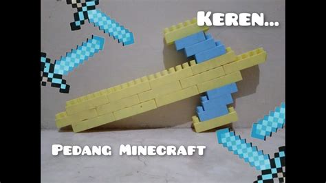 Cara Membuat Pedang Minecraft Dari Lego Lego Youtube