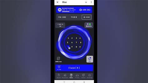 Blue Pin Code Today 6 October Blue Code Today Blue Farming Daily